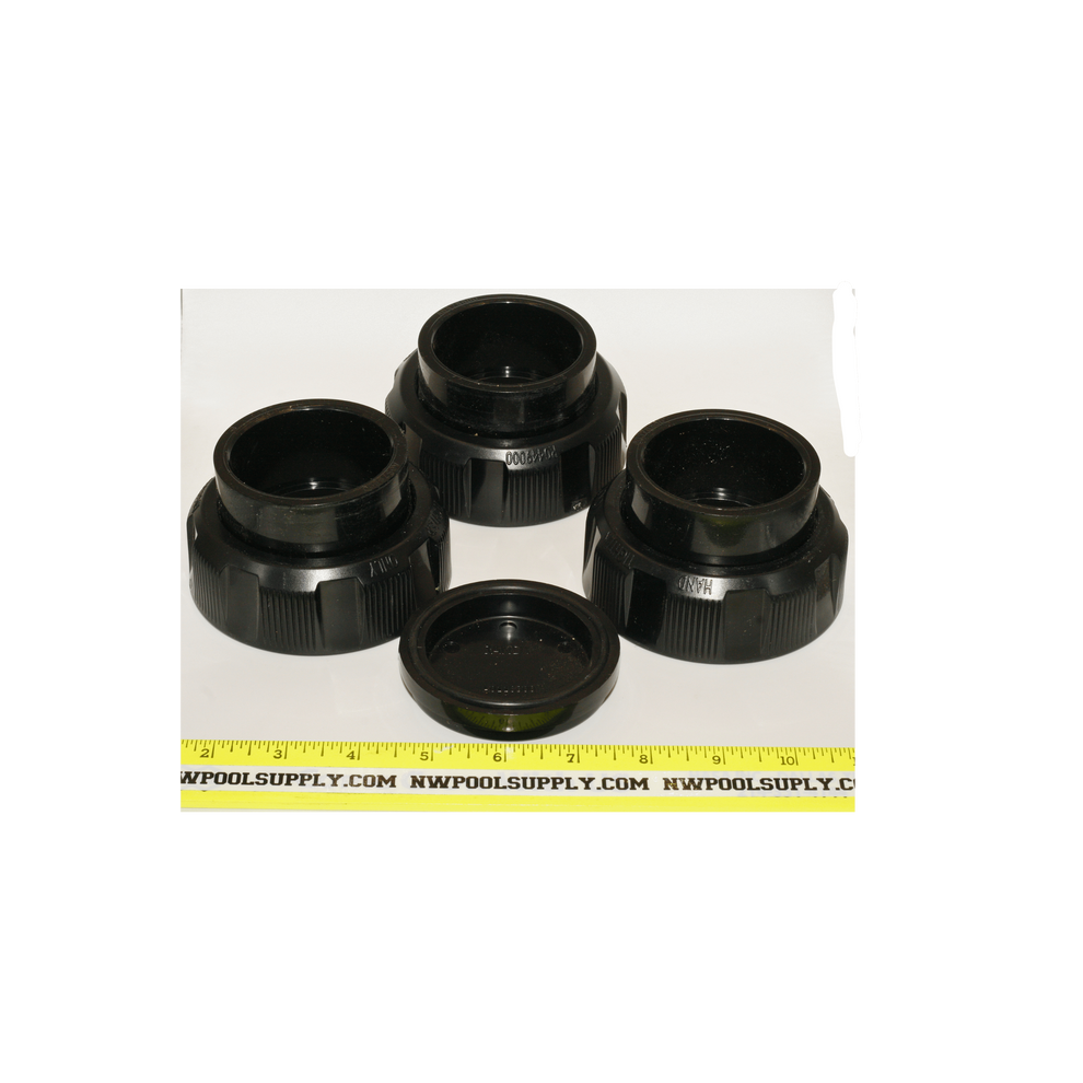Jandy Half Union (Set of 3) and Drain Plug Cap Kit | R0461800 – NW Pool ...